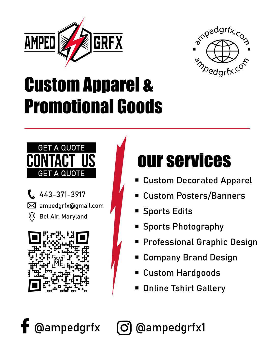 Graphic Design Services – AMPED GRFX